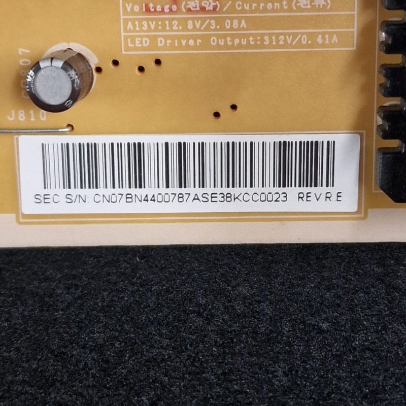 Carte Alimentation Télé Samsung UE58J5000AW Référence: BN44-00787A - vente de pièces détachées ...