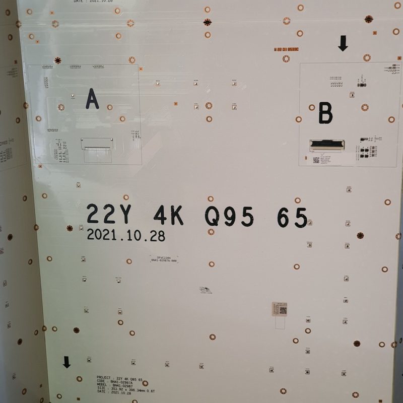 Panneau LEDS télé Samsung QE65QN95BAT Référence: BN41-02987A - vente de ...