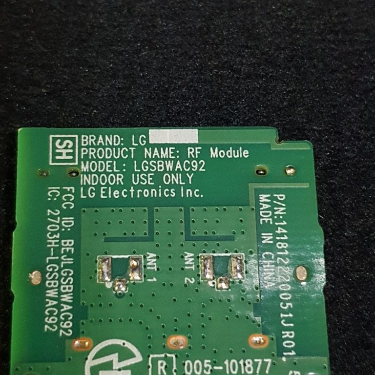 Module wifi télé Lg 65SM8050PLC Référence: LGSBWAC92 - vente de pièces ...